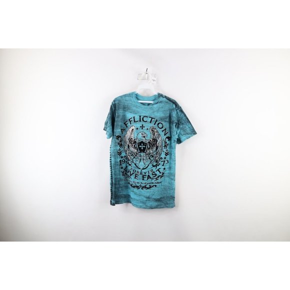 Affliction | Shirts | Vintage Affliction Mens Small Spell Out Eagle ...